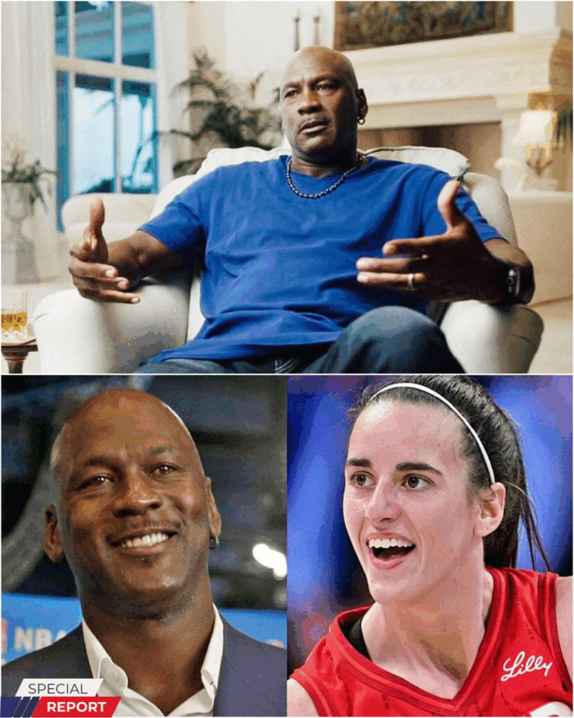 MICHAEL JORDAN’S POWERFUL WORDS LEFT CAITLIN CLARK SPEECHLESS! Michael Jordan spoke just 12 ...